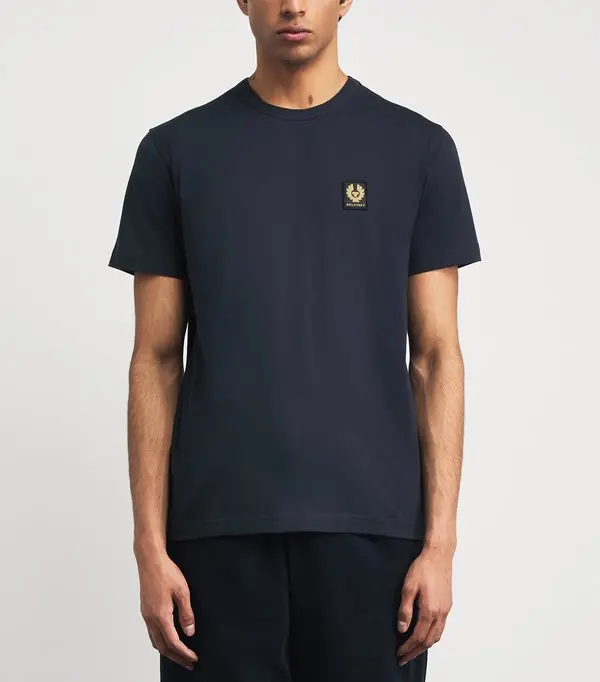 Belstaff Cotton Logo T-shirt - Navy