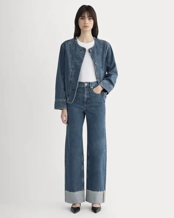 Everlane Way-high® Sailor Jean 2.0, Inseam - Mid Indigo