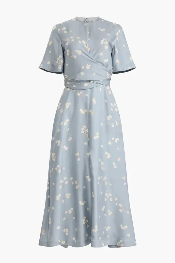 Altuzarra Kirsty Dress - Storm Allover Petals