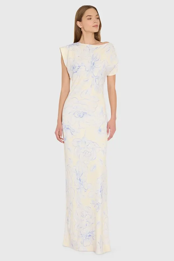 Amanda Uprichard Elroy Maxi Dress In Somerset