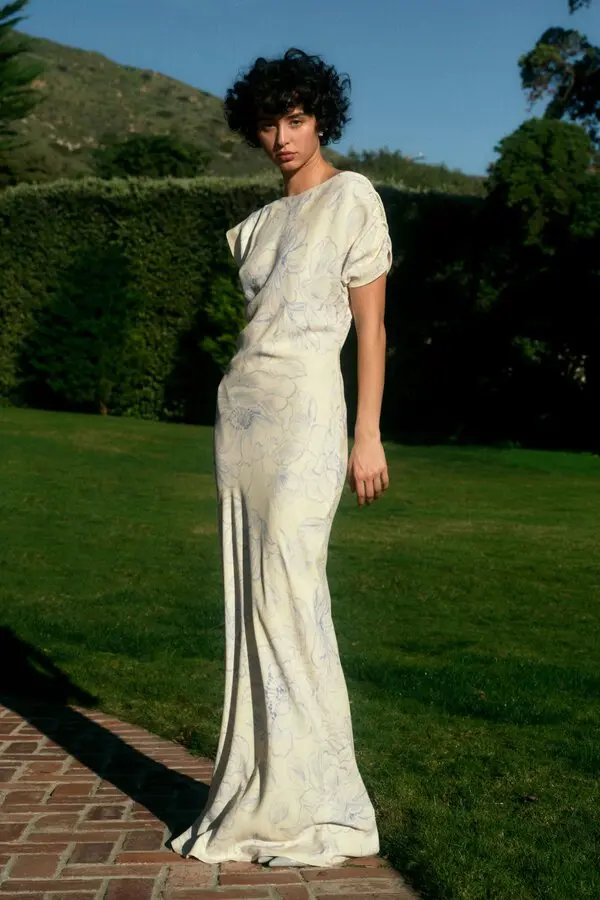 Amanda Uprichard Elroy Maxi Dress In Somerset