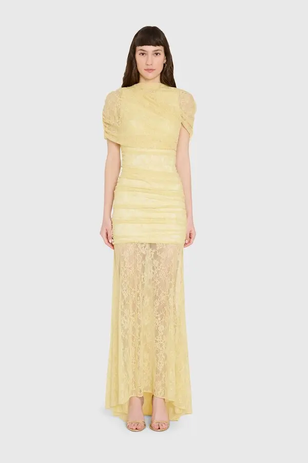 Amanda Uprichard Evianna Gown - Cornsilk