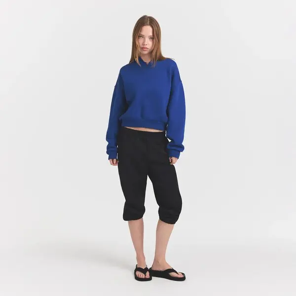 SKIMS Heavyweight Fleece Crewneck - Cobalt