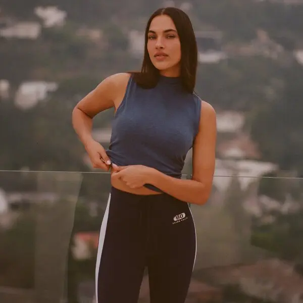 SKIMS Worn In Jersey Mock Neck Tank Top