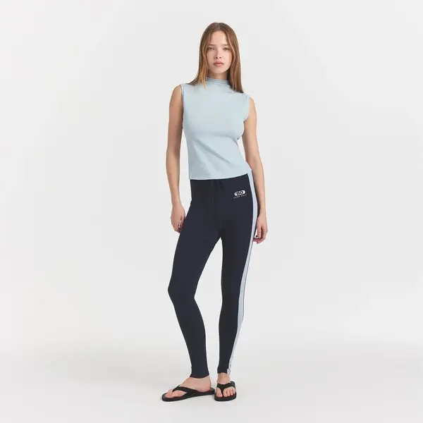 SKIMS Worn In Jersey Mock Neck Tank - Opal