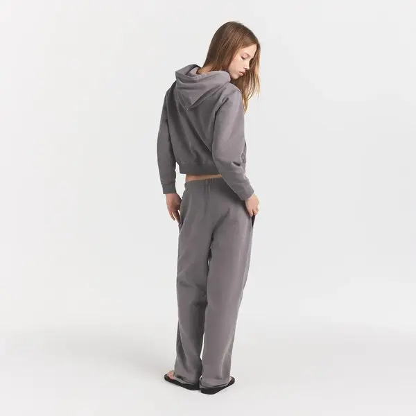 SKIMS Boyfriend Fleece Pants - Shadow Eighty Skims