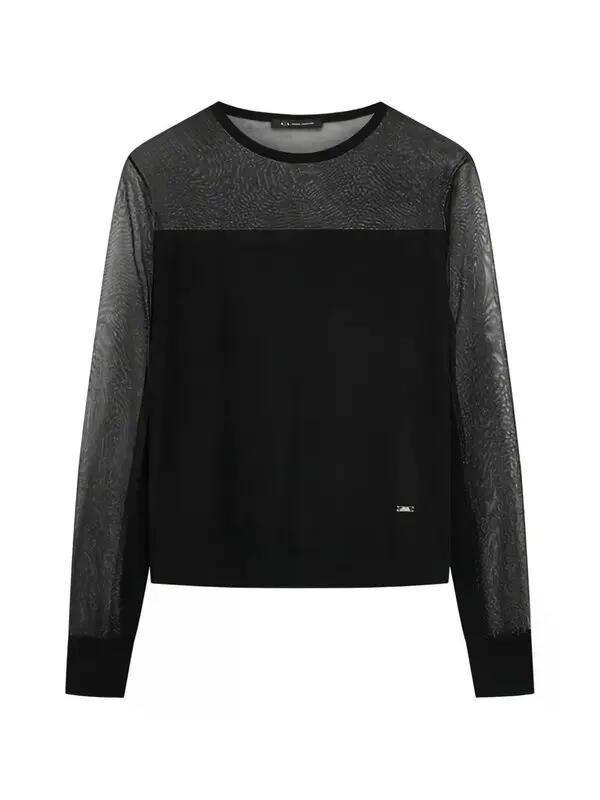 Armani Exchange Long-sleeve Sweater - Black