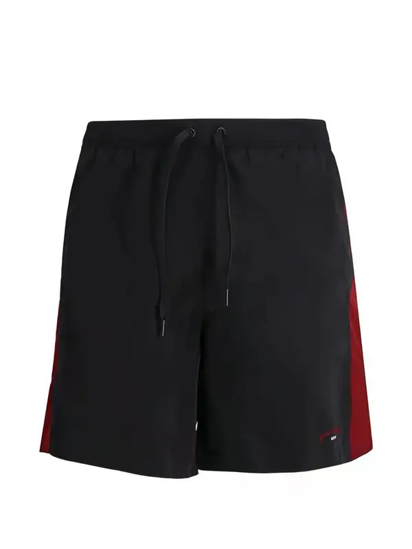 Armani Exchange Drawstring-fastening Swim Shorts - Black
