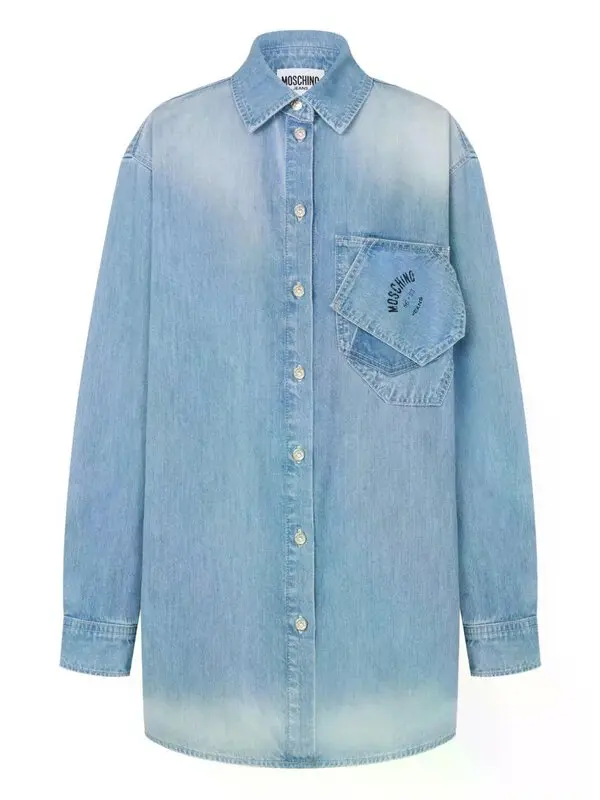 Moschino Long-sleeve Denim Shirt - Blue