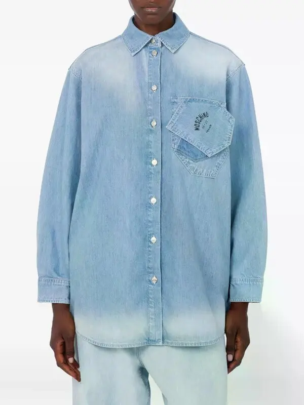 Moschino Long-sleeve Denim Shirt