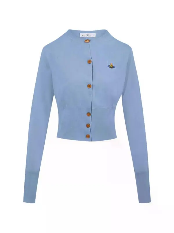 VIVIENNE WESTWOOD Bea Orb Button Cardigan - Blue