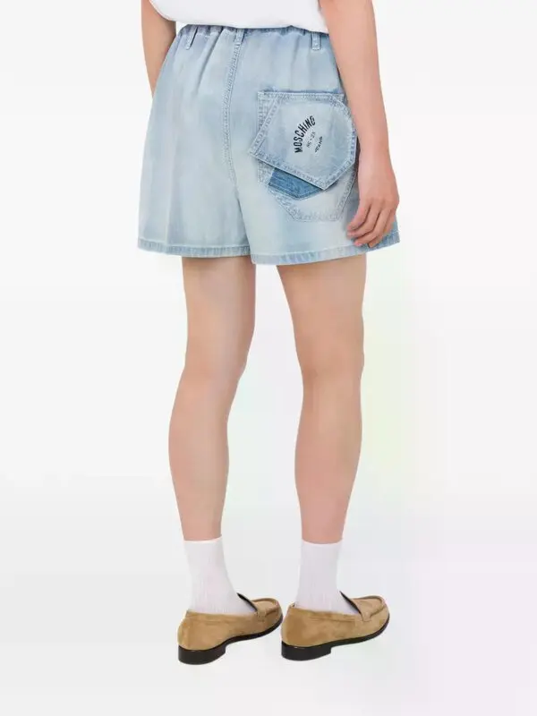 Moschino Drawstring-fastening Denim Shorts - Blue