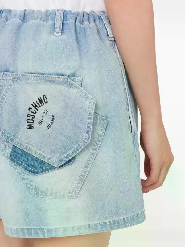 Moschino Drawstring-fastening Denim Shorts