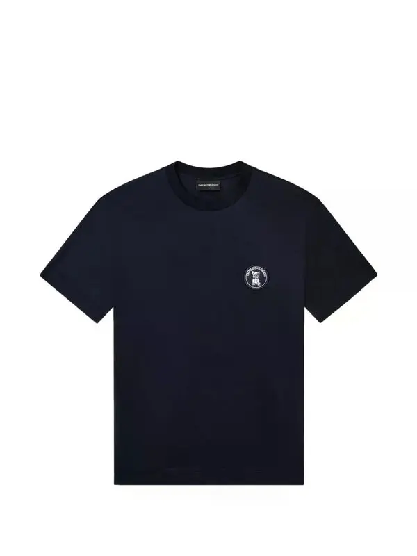 Emporio Armani Chest-patch T-shirt - Blue
