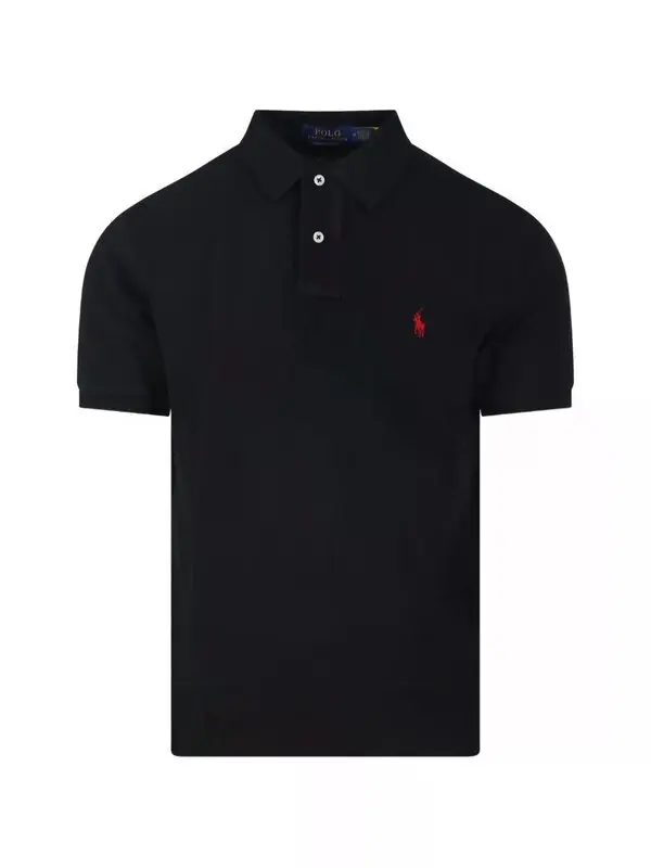 Polo Ralph Lauren Half-button Polo Shirt - Black