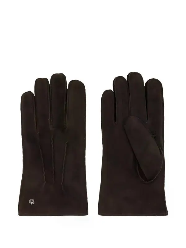 GIANNI CHIARINI Chamois Gloves - Brown