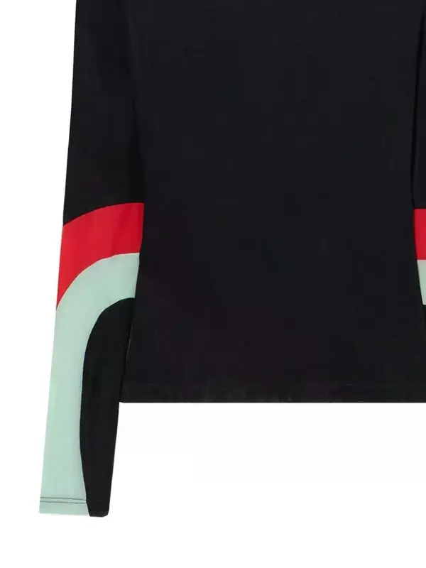 Off-White High-neck Long-sleeved Top