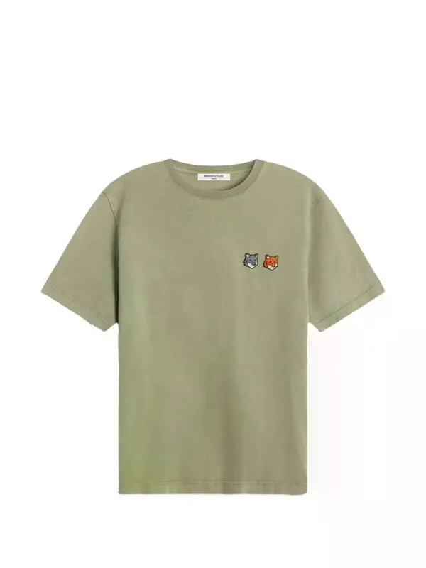 Maison Kitsuné Patch-appliqué T-shirt