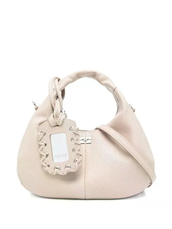 GANNI Mini Hobo Light Grey Tote Bag - Neutrals