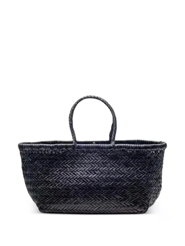 Dragon Diffusion Small Triple Jump Woven-design Tote Bag - Black
