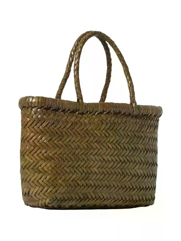 Dragon Diffusion Mini Flat Gora Woven-design Tote Bag