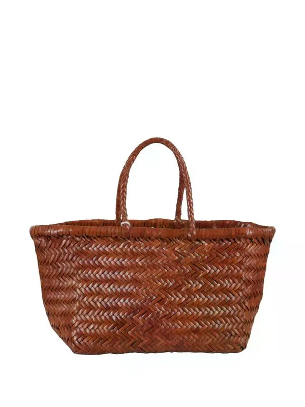 Dragon Diffusion Woven-design Tote Bag - Brown