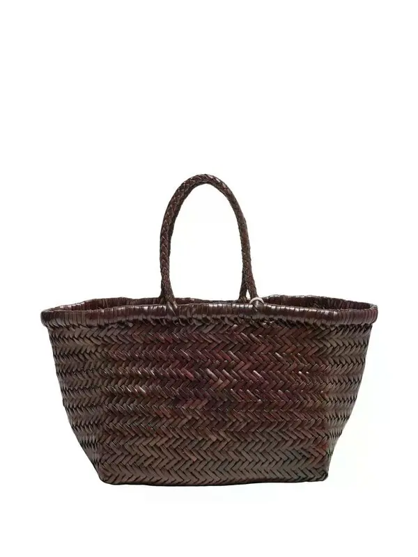 Dragon Diffusion Woven-design Tote Bag - Brown