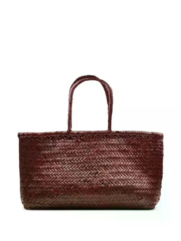 Dragon Diffusion Braided Handle Tote Bag - Red