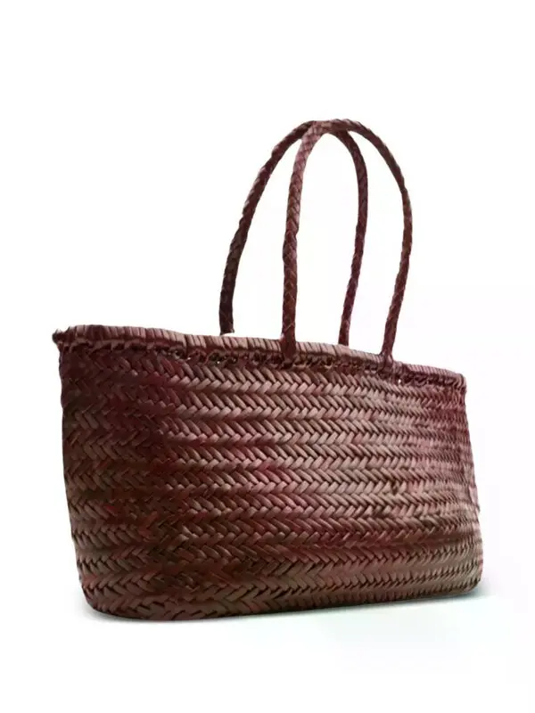Dragon Diffusion Braided Handle Tote Bag - Red