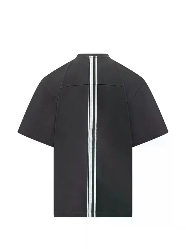 MORDECAI Stripe Classic Fit T-shirt - Grey