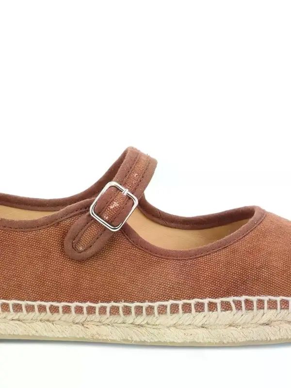 CastaÑer Padua Buckle Strap Flat Espadrille