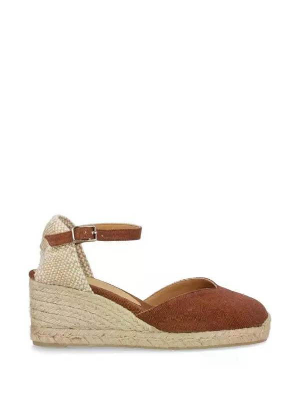CastaÑer Chiarita Ankle-strap Heeled Espadrilles - Brown