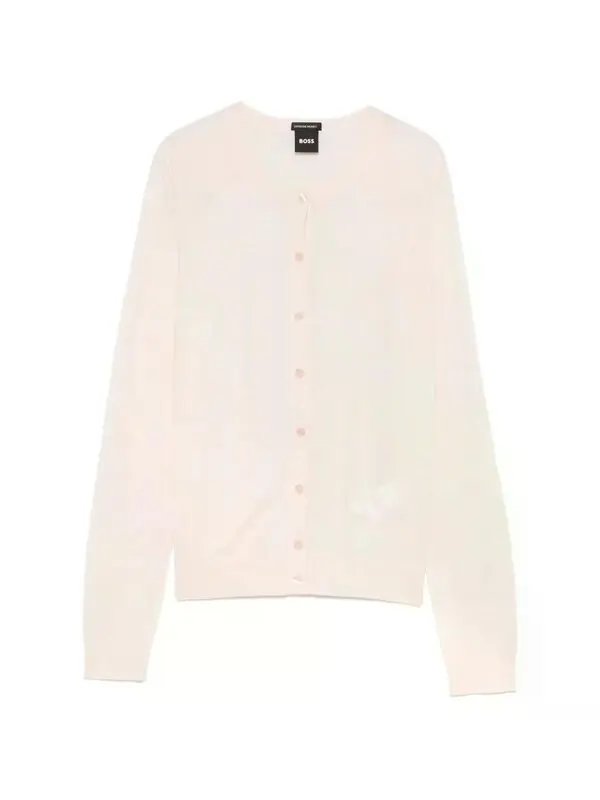 BOSS Fonami Button-front Cardigan - Pink