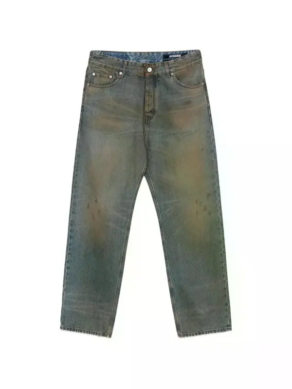 Jacquemus Berger De-nîmes Distressed Jeans - Blue