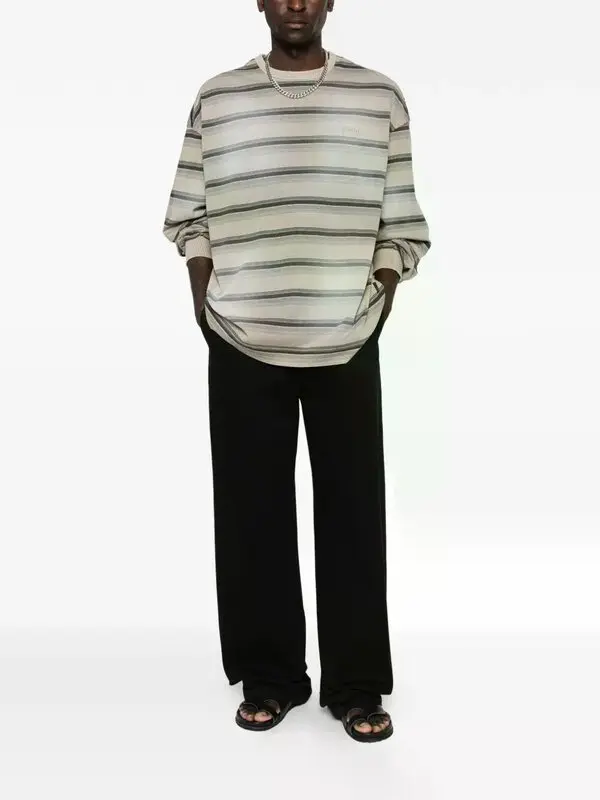JUUN.J Striped Long-sleeve T-shirt