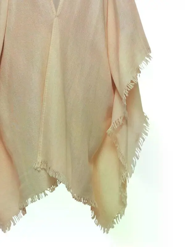Alonpi Peonia Fringed Poncho
