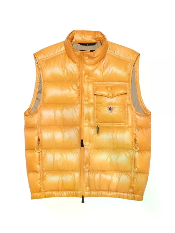 Moncler Pocket Padded Gilet - Yellow