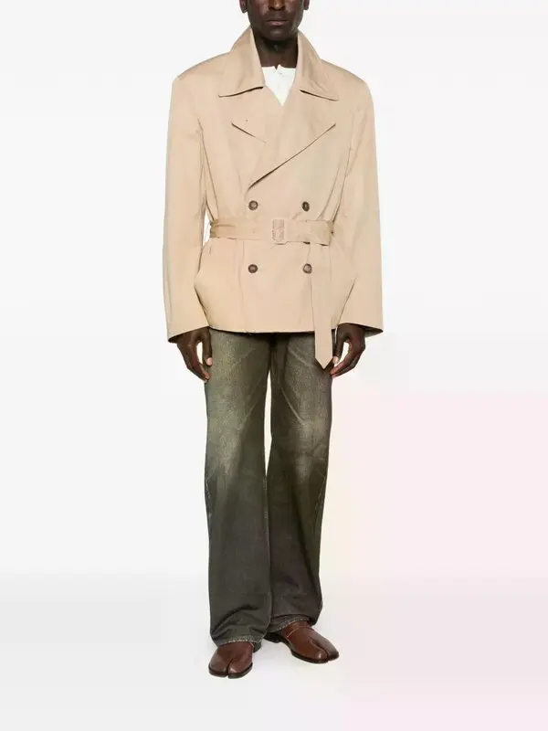 MAISON MARGIELA Double-breasted Belted Jacket