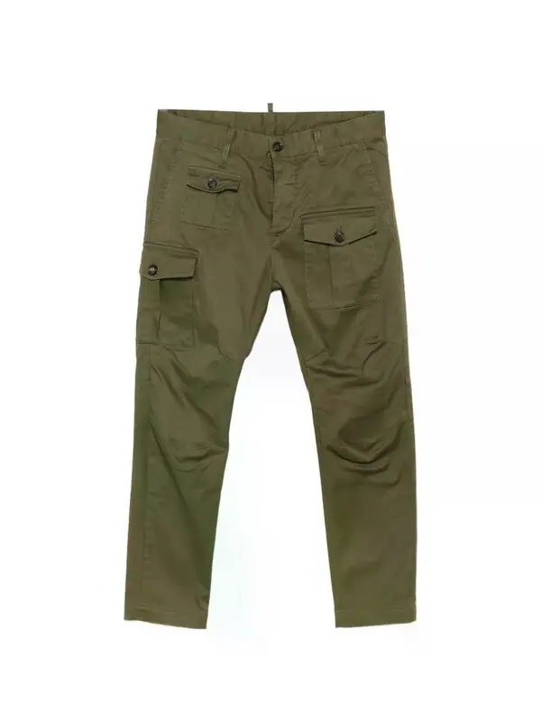 Dsquared2 Cargo-pocket Tapered Trousers - Green