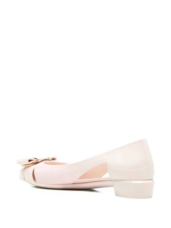FERRAGAMO Bow-detail Flat Pumps