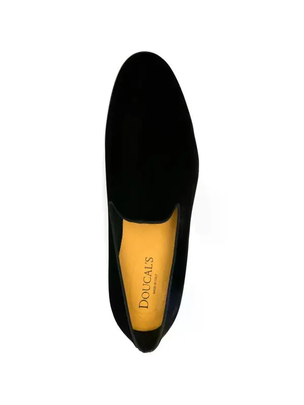 DOUCAL'S Velvet-effect Loafers