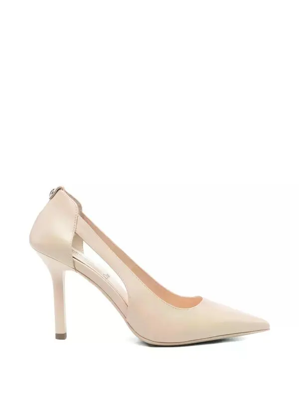 NEROGIARDINI Cut-out Leather Pumps - Neutrals