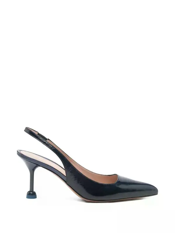 FESTA MILANO Fannys Leather Pumps - Blue
