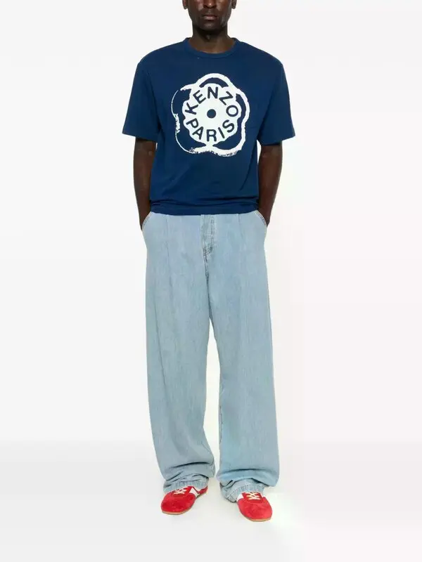Kenzo Boke Fower 2.0 Chest-pocket T-shirt - Blue