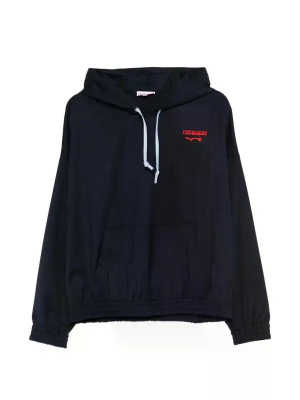 CHARLES JEFFREY Ears Kagool Drawstring Hoodie