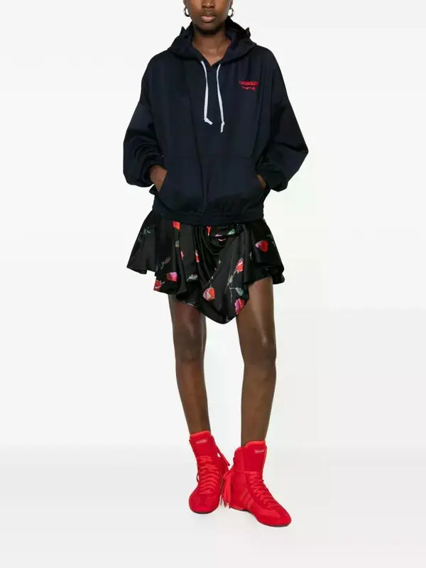 CHARLES JEFFREY Ears Kagool Drawstring Hoodie
