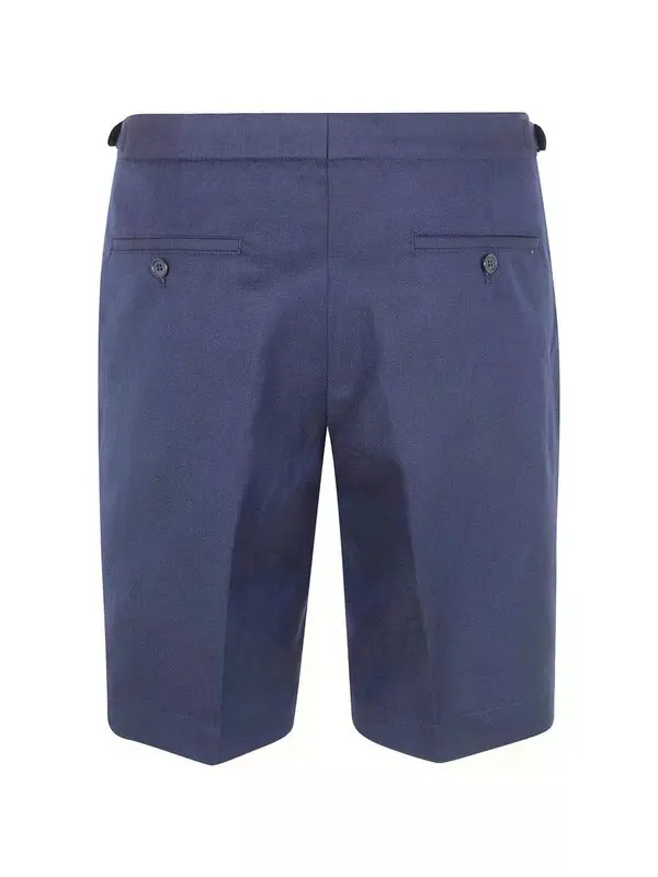 Incotex Pleated Short - Blue