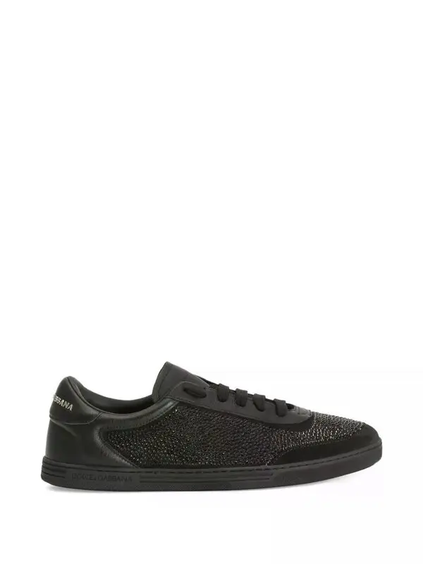 Dolce & Gabbana Saint Tropez Light Leather Sneakers - Black