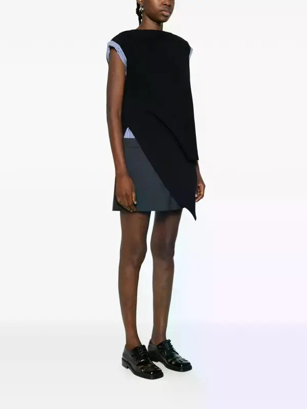 Sacai Asymmetric Mini Dress