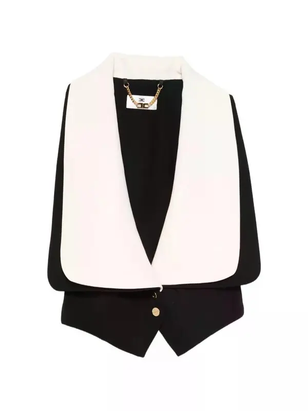 Elisabetta Franchi Contrasting-collar Waistcoat